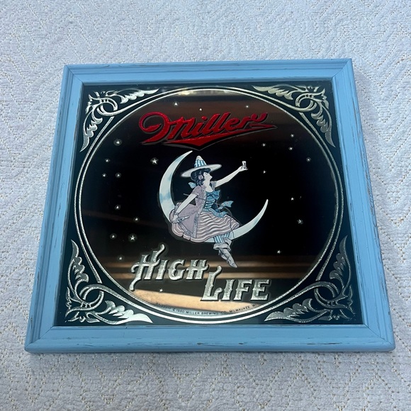 Wall Decor | Vintage 198 Miller High Life Mirror | Poshmark